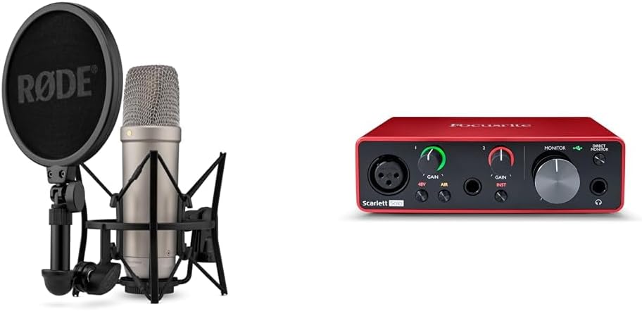 Amazon.com: Rode NT1 5th Generation Condenser Microphone with SM6 ...