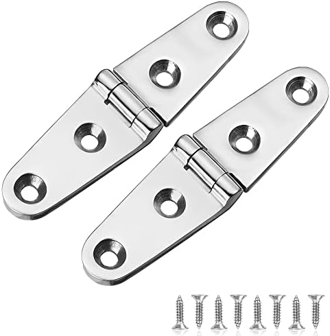 Heavy Duty Boat Hinges Stainless Steel Marine Grade, 4 inch x 1 inch ...