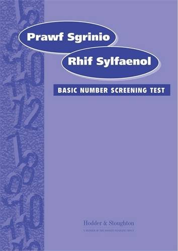 Prawf Sgrino Rhif Sylfaenol (Basic Number Screening Test-Welsh Edition ...