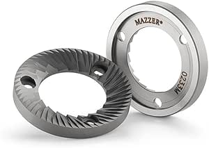 Amazon.com: Mazzer Burrs OEM 233M - Set of 64mm Burrs for Super Jolly ...