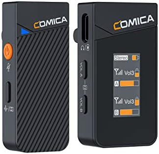 COMICA Vimo C1 Micrófono inalámbrico Lavalier con cancelación de Ruido ...