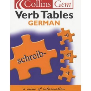 Collins Gem German Verb Tables (Collins Gems): MacLean, Ilse ...