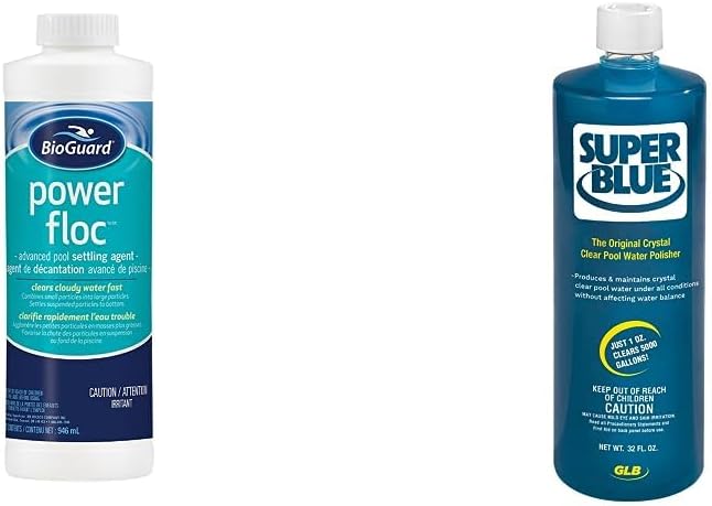 Amazon.com : BioGuard Powerfloc - 1 Quart & Robarb 71205 Super Blue ...