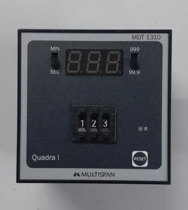 Multispan 96 x 96 x 50 mm Digital Timer MDT-1310 (999/99.9SEC/MIN ...