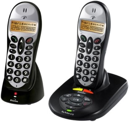 Binatone BB610 Big Button DECT Twin with Answering Machine in Silver ...
