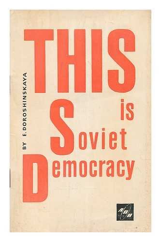 Soviet Democracy. | Amazon.com.br