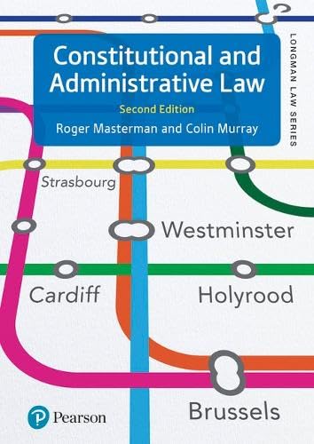 Constitutional and Administrative Law: Amazon.co.uk: Masterman, Roger ...