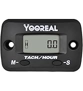 Amazon.com: YOOREAL HM012 Digital Hour Meter Tachometer, Waterproof ...