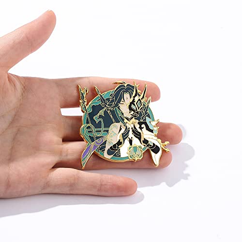 Buy Gen-shin Im-pact Enamel Pins Set - Anime Game Characters Venti ...