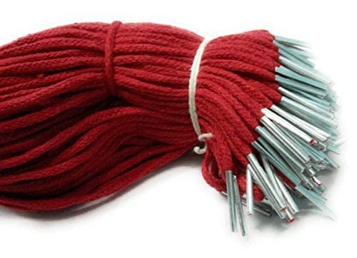 Cotton File Tag, Red Color Cotton Thread (22 inch) (100 Pieces ...