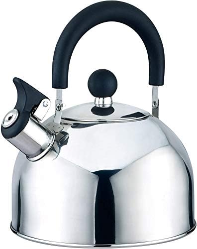 Amazon.com: Tea Kettle, 2 Quart Stainless Steel Whistling Tea Kettle ...