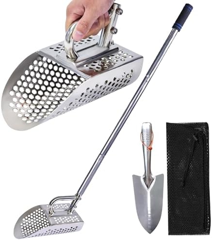 Amazon.com: DR.ÖTEK Stainless Steel Sand Scoop for Metal Detecting ...