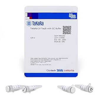 Amazon.com: Takara LA Taq® DNA Polymerase with GC Buffer, (Takara Bio Cat. No. RR02AG ...