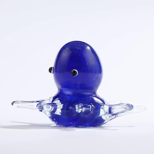 Amazon.com - Hand Blown Glass Figurine Octopus Decor Gifts for Women ...