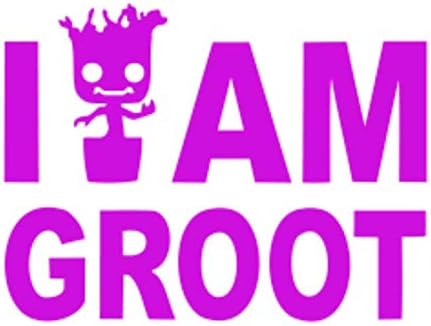 Amazon.com: Signage Cafe I Am Groot, Vinyl Decal - for Windows, Cars ...