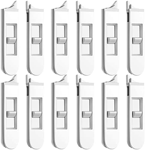 2 5/8" White Tilt Latch Set - 1/4" Nose - 3/16" Snap Style - Amazon.com