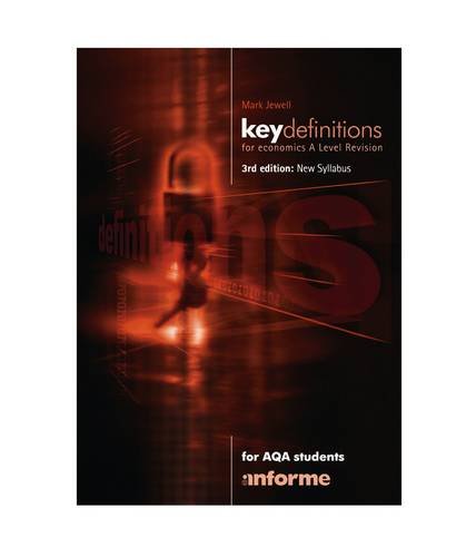 Key Definitions for Economics A Level Revision: For AQA Students ...