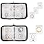 Amazon.com: SUBGIU Jewelry Organizer Book Storage Travel Transparent ...