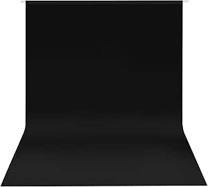 HEMMOTOP Black Backdrop 10x8 ft, Black Photo Backdrops for Photoshoot ...