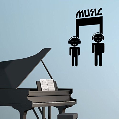 Amazon.com: Music Wall Decal - Symbol - Musician Gifts For Bedroom ...