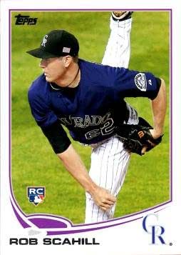 Amazon.com: 2013 Topps Baseball #185 Rob Scahill Rookie Card ...
