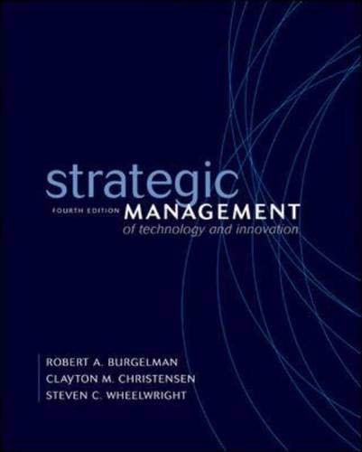 Strategic Management of Technology and Innovation : Burgelman, Robert ...