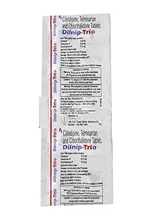 Dilnip Trio - Strip of 10 Tablets : Amazon.in: Health & Personal Care