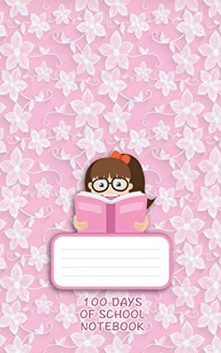100 Days of School Notebook: 50 Pages Wide Ruled Line Paper I Cute ...