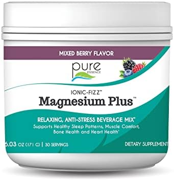 Amazon.com: Pure Essence Labs Ionic Fizz Magnesium Plus, Anti-Stress ...