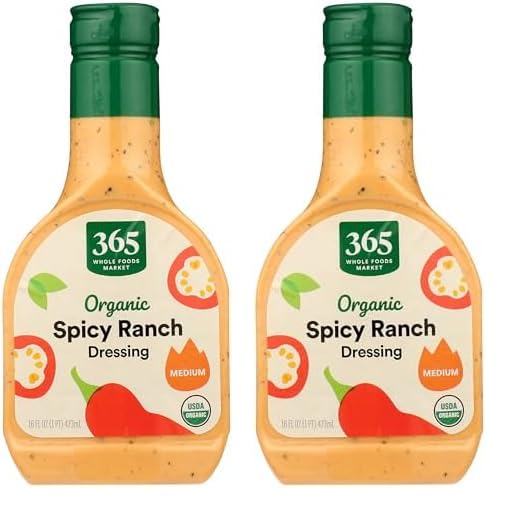365 by Whole Foods Market, Dressing Ranch Spicy Organic, 16 Fl Oz (Pack ...
