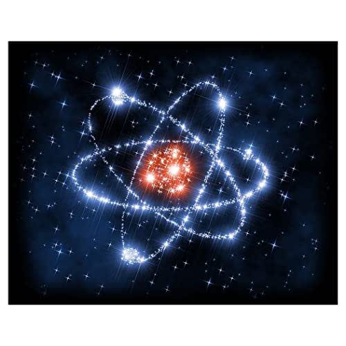 Amazon.com: Science Sign Symbol Atom Space Stars Science Poster ...