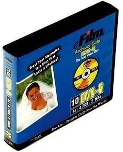 Amazon.com: Delkin Devices DDVD-R/10 Archival Gold DVD-R 10-Pack with ...