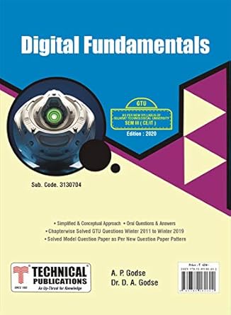 Digital Fundamentals for GTU 18 Course (III - CE/CSE/IT/ICT - 3130704 ...