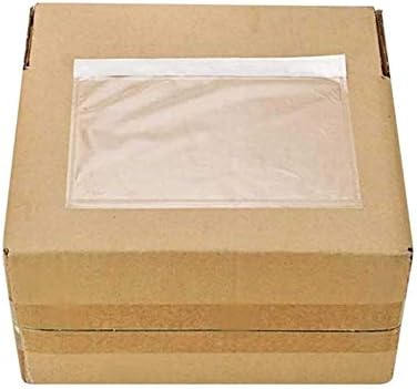 BESTEASY Packing List Pouches, Clear Adhesive Top Loading Packing List ...