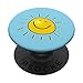 Amazon.com: Pop Socket Blue Sky Smile Sun Be Happy gift PopSockets ...