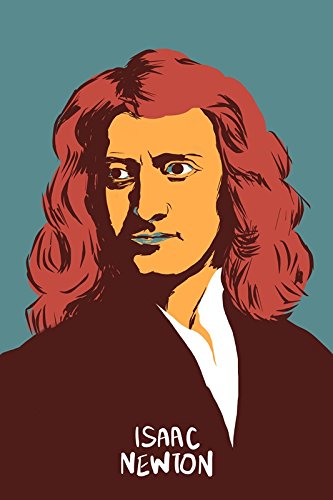 Postergully - Isaac Newton Science Portrait Wall Art Poster 12 x 18 ...