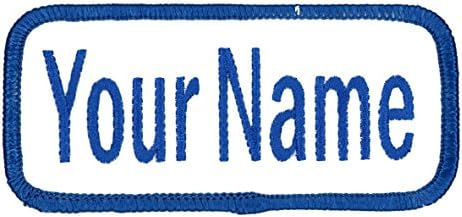 Amazon.com: Name Patch Uniform Work Shirt Personalized Embroidered ...