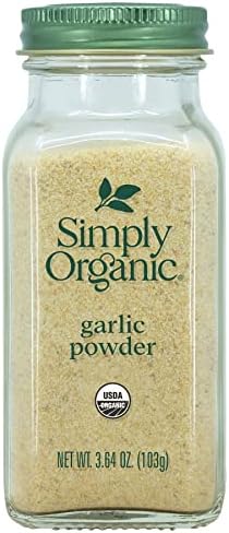 Amazon.com : Simply Organic Garlic Powder Certified Organic, 3.64-Ounce ...