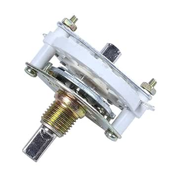 WHIZZO Knob 1P6T 1 Pole 6 Throw Band Channel Rotary Switch Selector ...