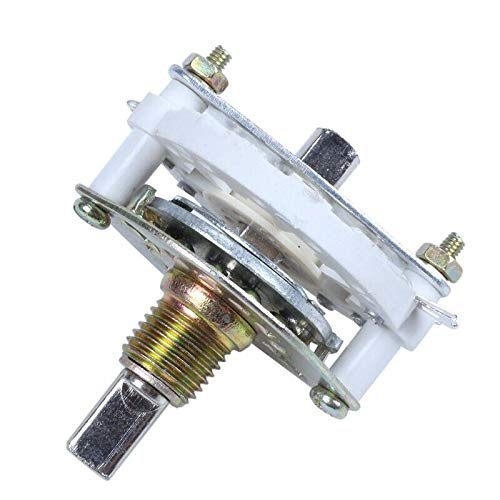 WHIZZO Knob 1P6T 1 Pole 6 Throw Band Channel Rotary Switch Selector ...