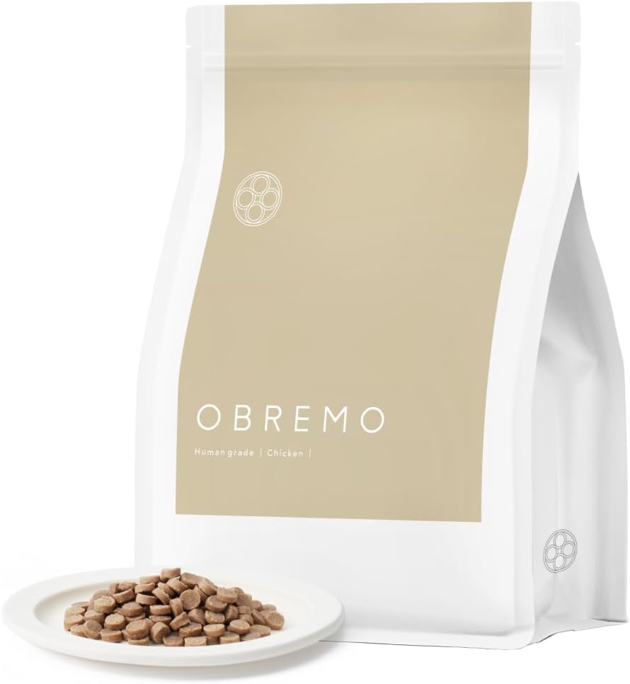 Amazon.co.jp: OBREMO オブレモ ドッグフード 鶏肉 全犬種 全年齢対応 オールステージ ペットフード ドライ 総合栄養食 小麦グルテンフリー （800g×1袋） : ペット用品