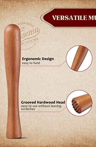 Snapklik.com : 7.5 Muddler For Cocktails, Cocktail Muddler, Durable ...