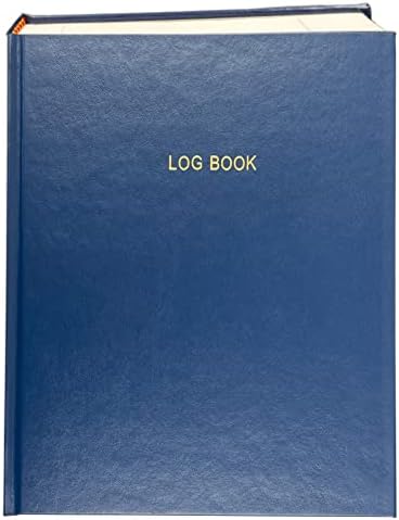 Amazon.com : BookFactory Log Book/Multipurpose Log Book - Blue, 500 ...
