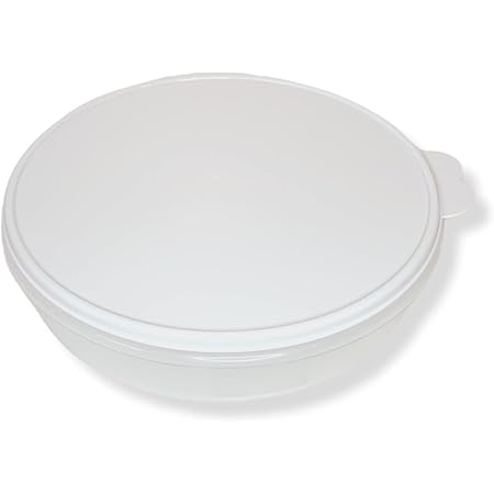Amazon.com: Tupperware 12" Round Pie Keeper Container Cloud White Seal ...