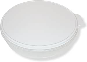 Amazon.com: Tupperware 12" Round Pie Keeper Container Cloud White Seal ...