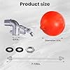 Amazon.com: 3/4 Inch Stainless Steel Float Valve for Water Tank, Heavy ...
