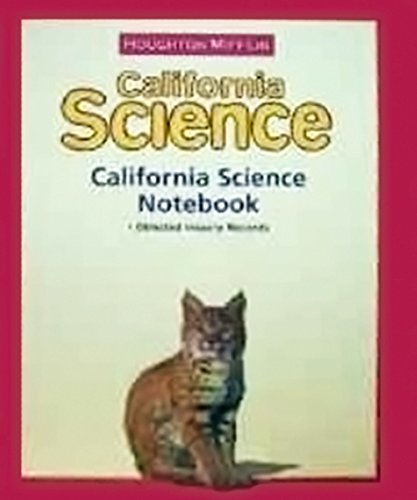Science, Notebook Consumable Level 6: Houghton Mifflin Science California (Hm Science 2006 ...