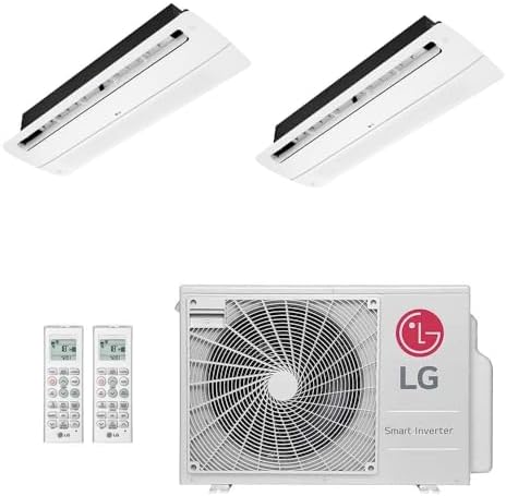 Ar-Condicionado Multi Split Inverter LG 18.000 (2x Evap Cassete 1 Via 9 ...