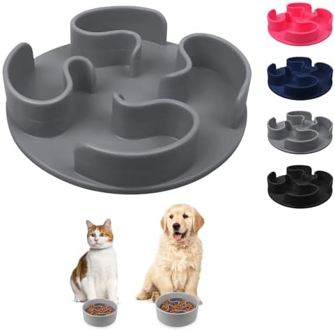 Amazon.com: Winsee Slow Feeder Cat Bowls Insert, Dog Food Bowls Insert ...