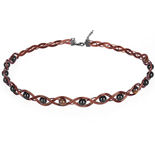 Amazon.com: CoTeeZa Handmade Crystal Elf Crown Healing Circlet Obsidian ...